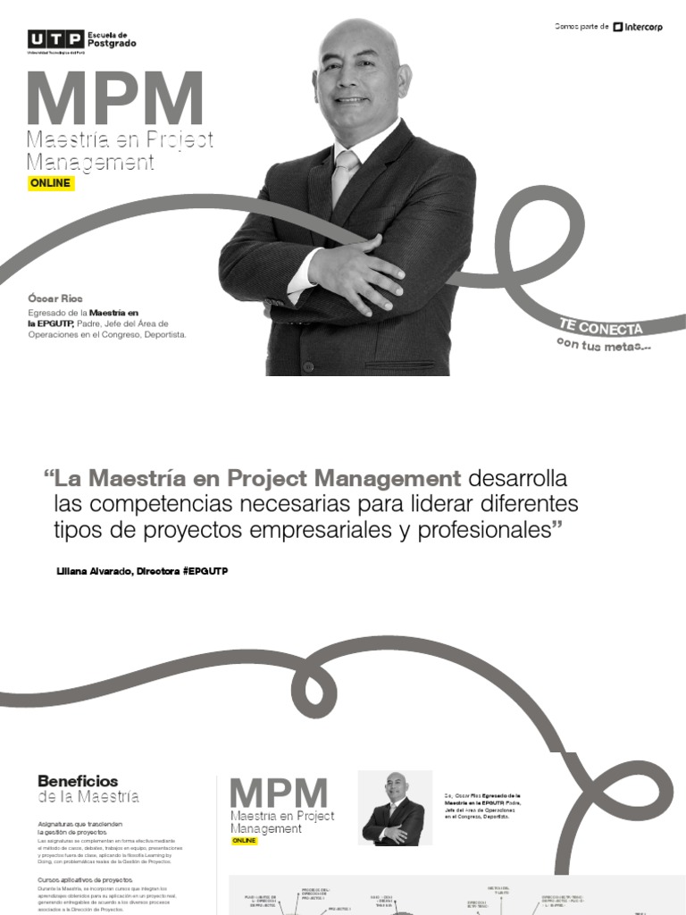 MPM Project Management | PDF | Gestión de proyectos | Profesional en el ...
