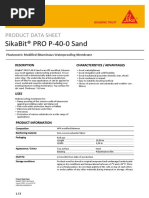 Sikashield w159 Ed15mm | PDF | Adhesive | Polyethylene