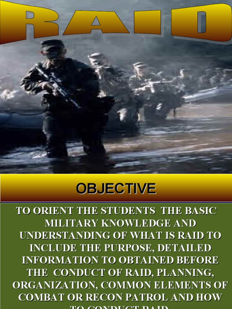 RAID | PDF | Reconnaissance | Platoon