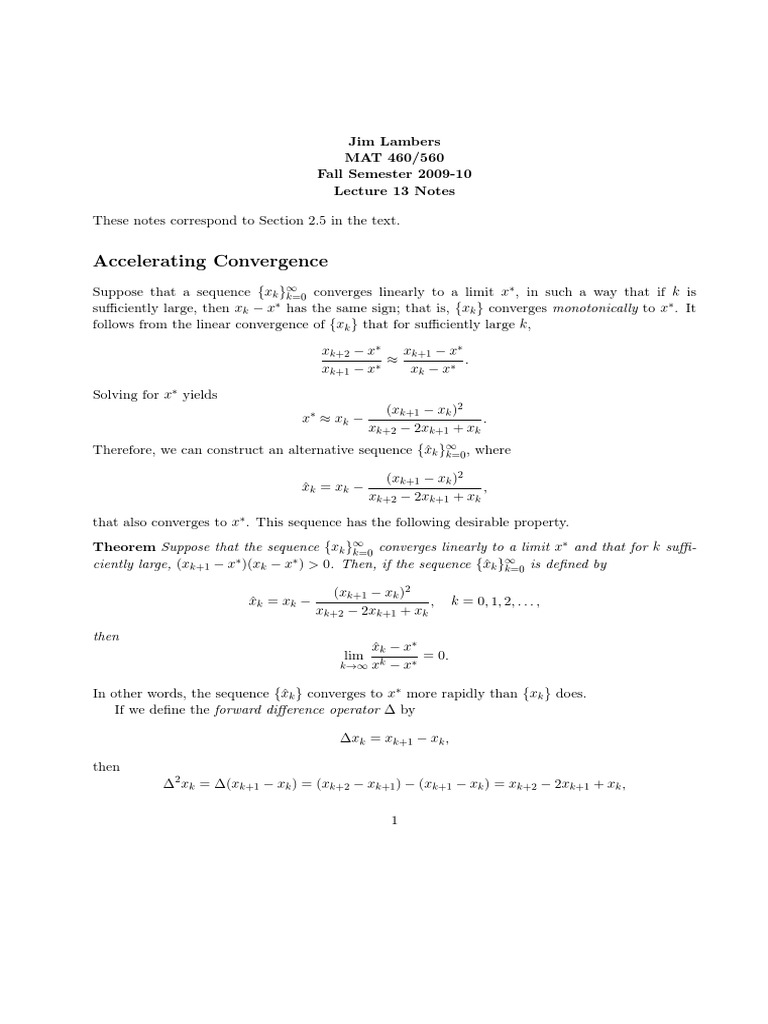 Lecture13 of Fluid Dynamics Part 3 | PDF | Mathematics | Numerical Analysis