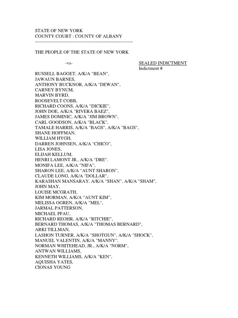 06.15.11 Indictment | PDF | Indictment | Crime & Violence
