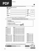 PET Practice Test 3 Answer Key | PDF