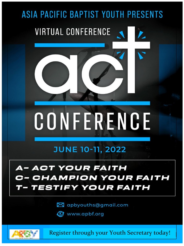 ACT Conference Invitation Letter 2 | PDF | Theology | Baptists
