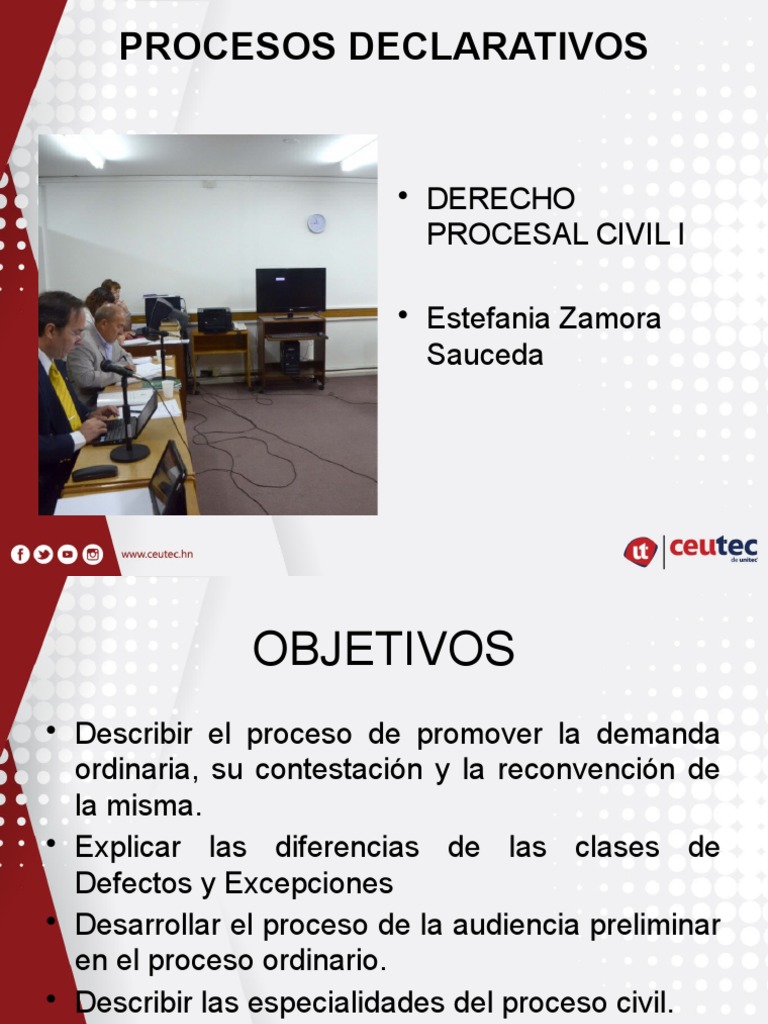 PROCESOS DECLARATIVOS | PDF | Demanda judicial | Ley procesal