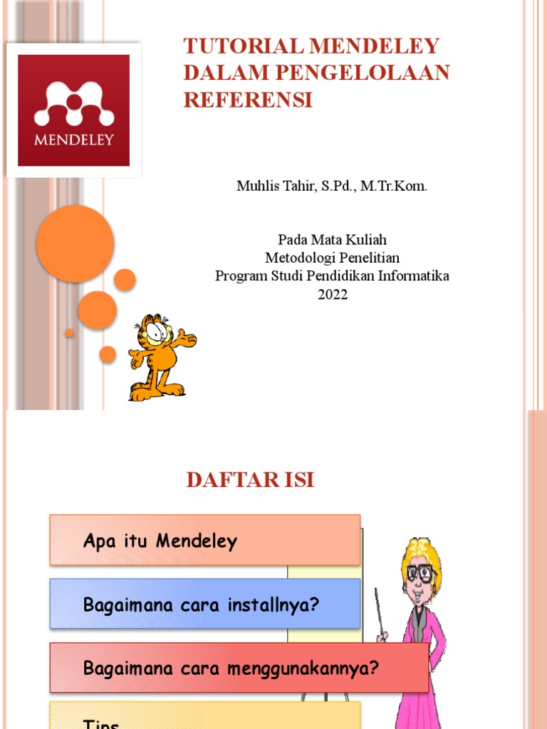 Pelatihan Penggunaan Mendeley | PDF | Seni | Komputer