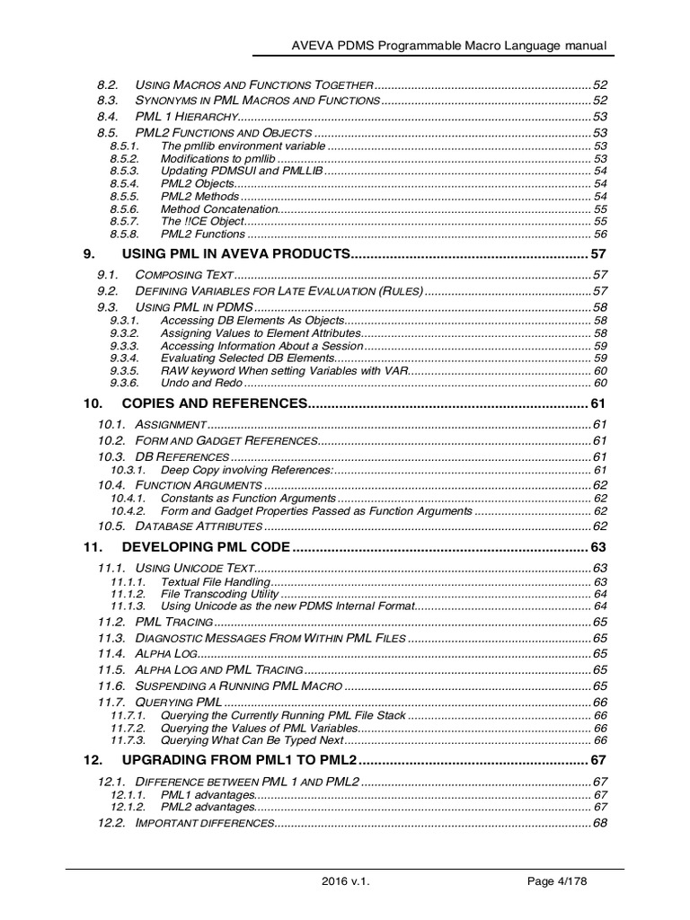 12 PDMS PML Manual 1 PDF | PDF | Subroutine | Parameter (Computer Programming)