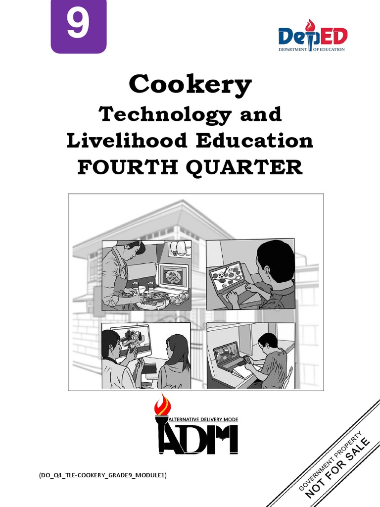 Technology and Livelihood Education Fourth Quarter: Cookery | PDF ...