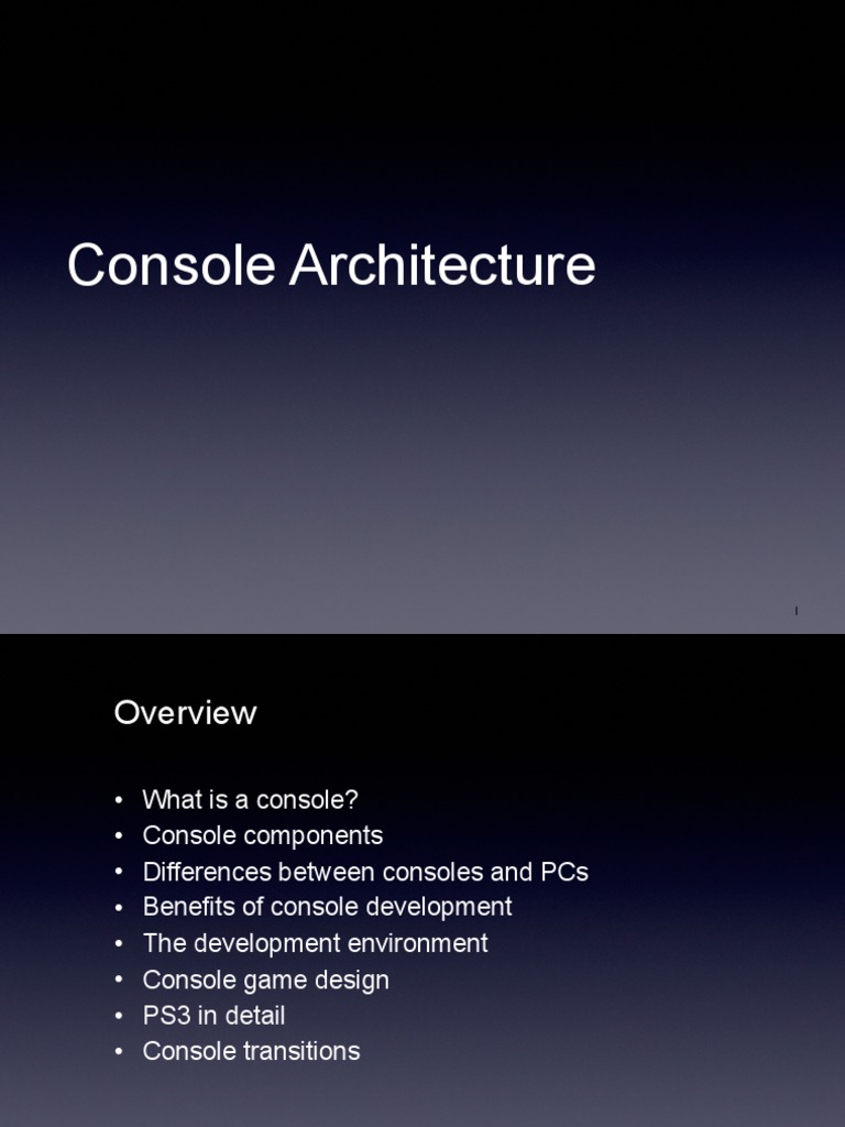 d502 Console Architecture | PDF | Video Game Consoles | Play Station