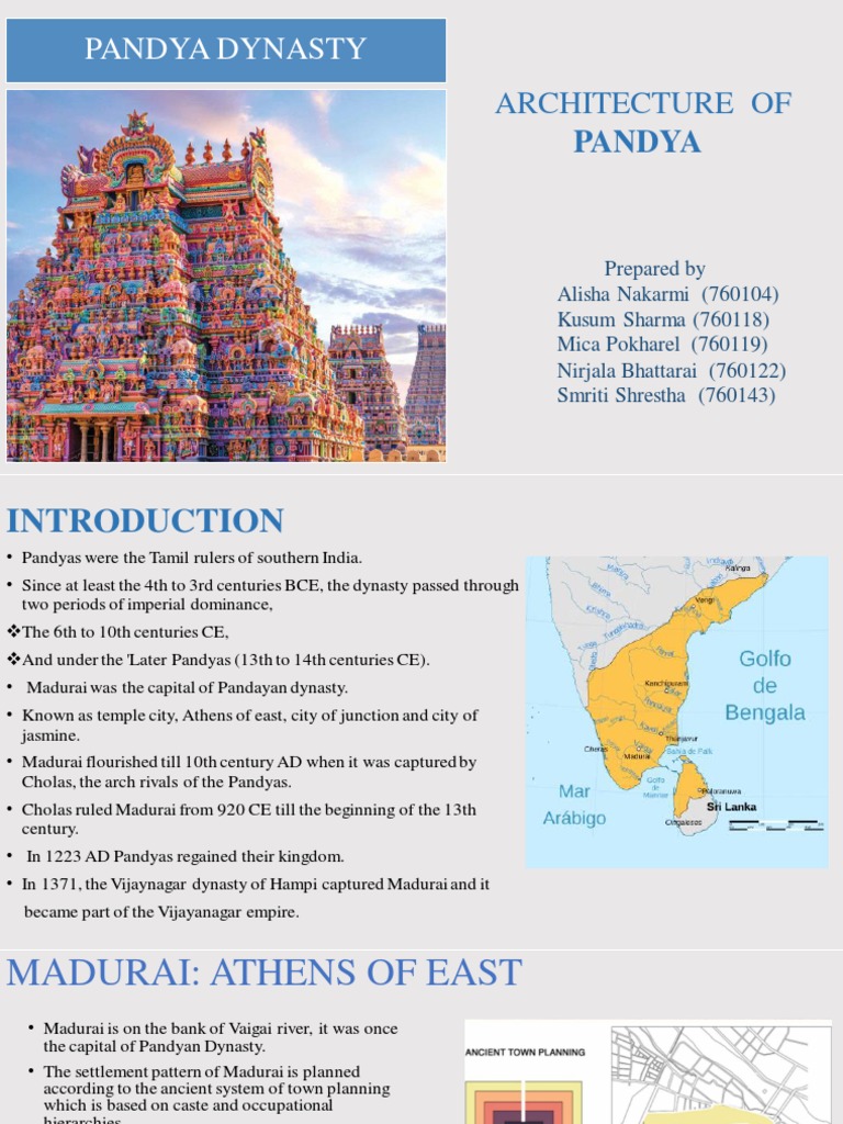 Pandya Dynasty: Architecture of | PDF