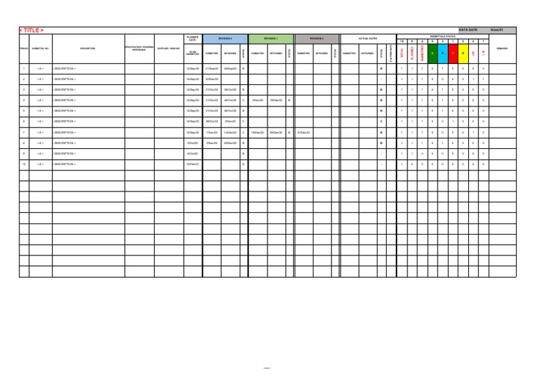 Engineering Logs - Format | PDF