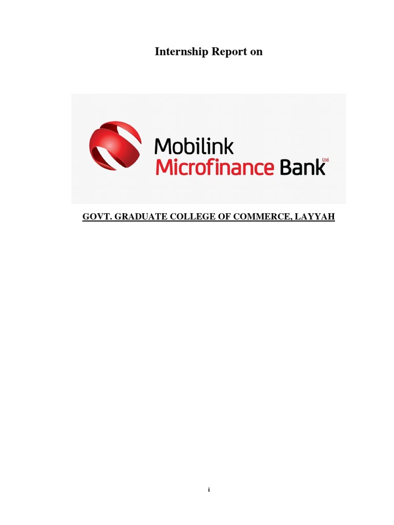 Mobilink Microfinance Bank Limited (MMBL) | PDF | Cheque | Equity (Finance)