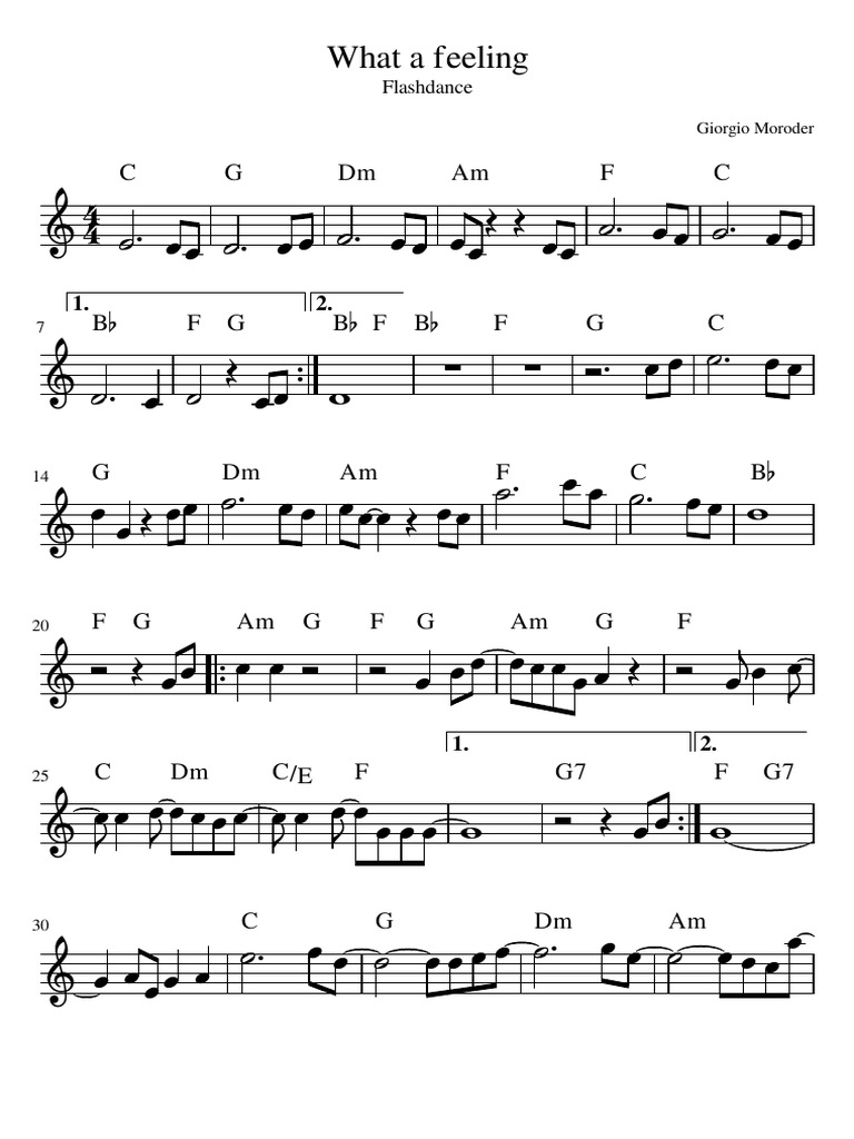 What A Feeling | PDF