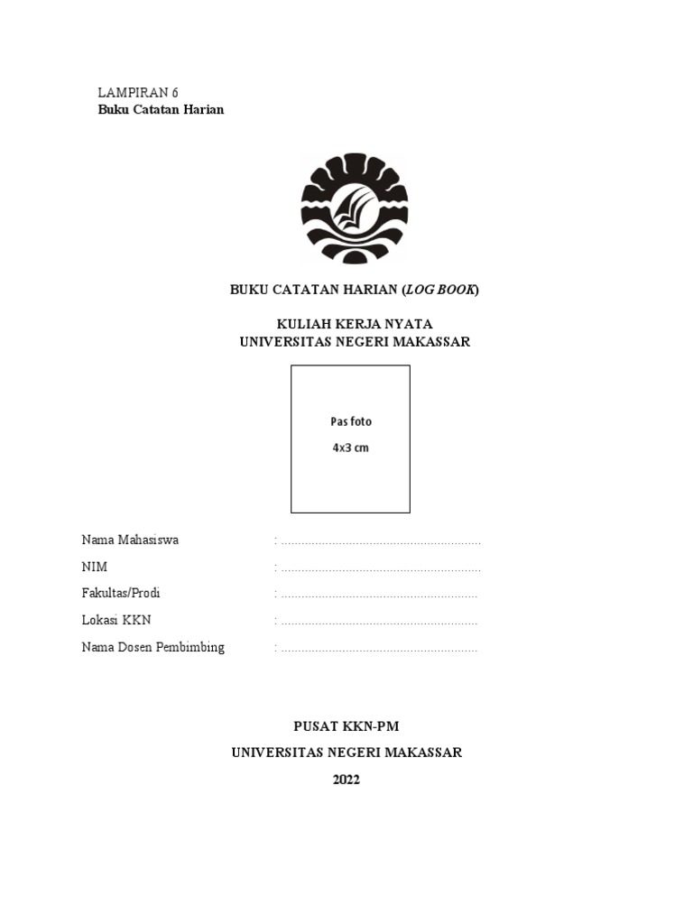 Log Book KKN UNM-1 | PDF