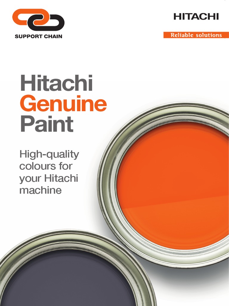 Hitachi Paint: Genuine | PDF | Paint | Industrial Processes