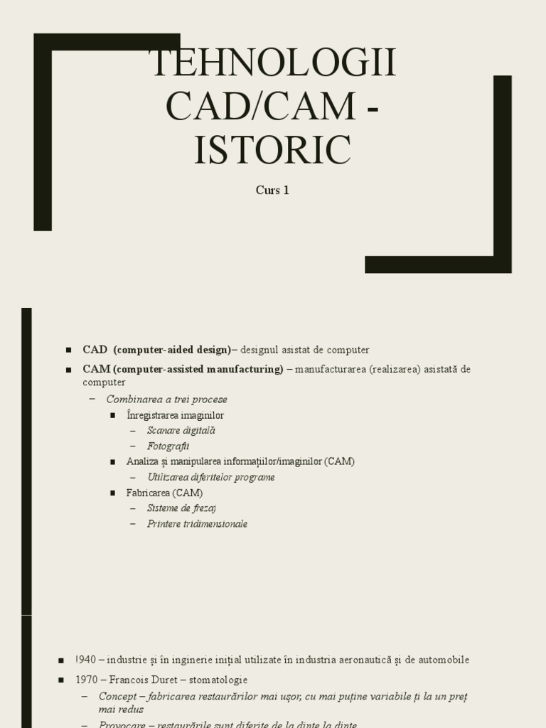Curs 1 Cad - Cam | PDF