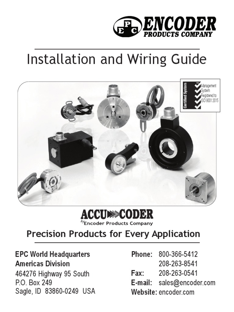 ENCODER General-Installation-Wiring-Guide | PDF | Screw | Electrical ...