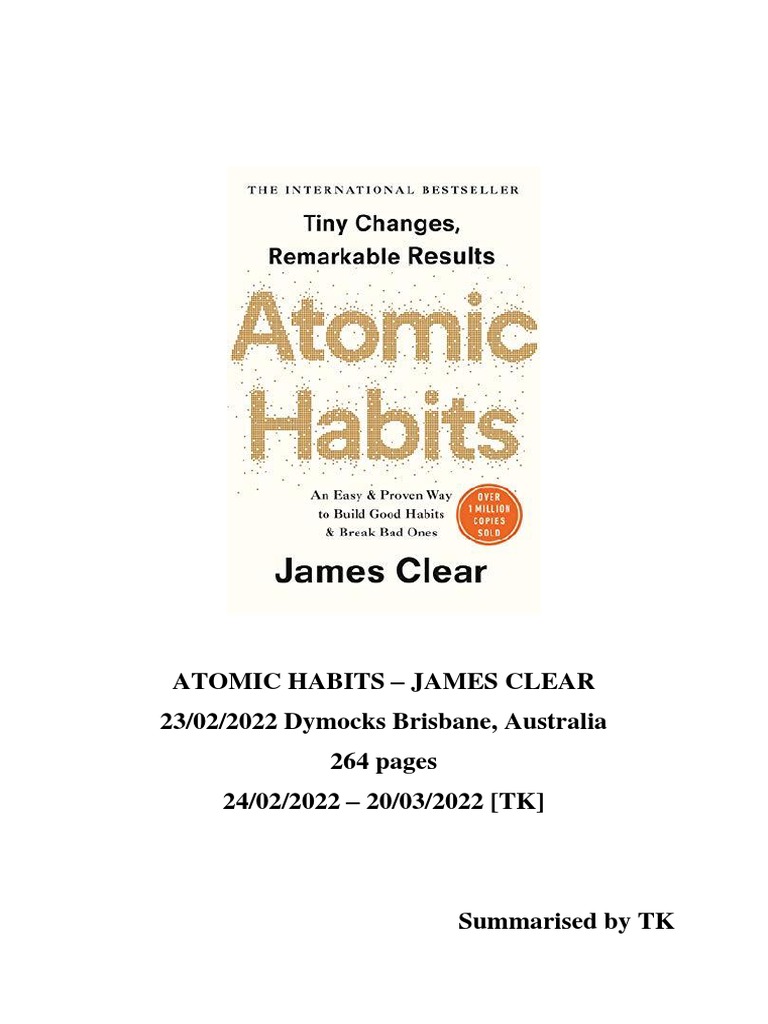 The Four Laws of Building Better Habits: A Summary of Atomic Habits by ... The Four Laws of Building Better Habits: A Summary of Atomic Habits by ...