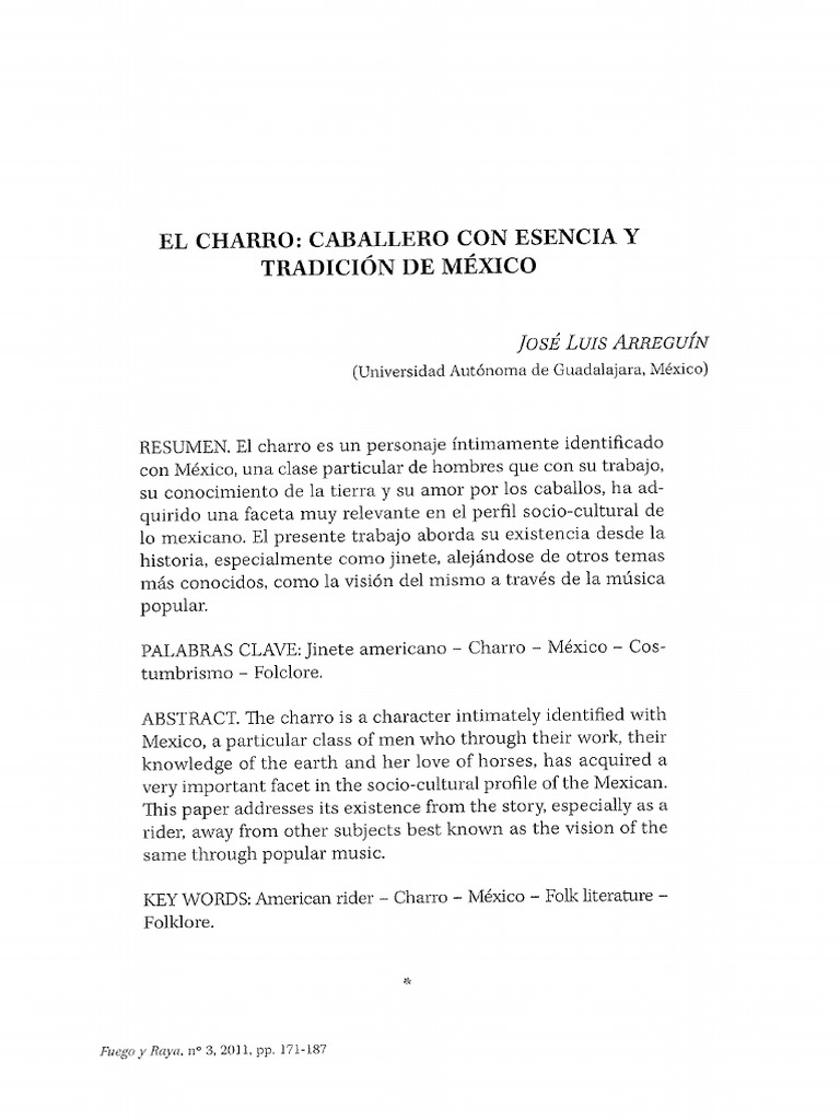 El Charro Mexicano | PDF