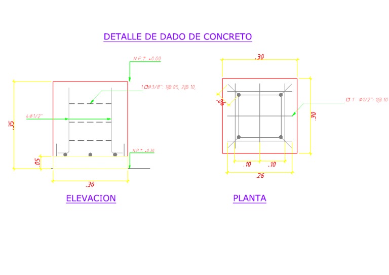 Dados de Concreto Armado-Model | PDF
