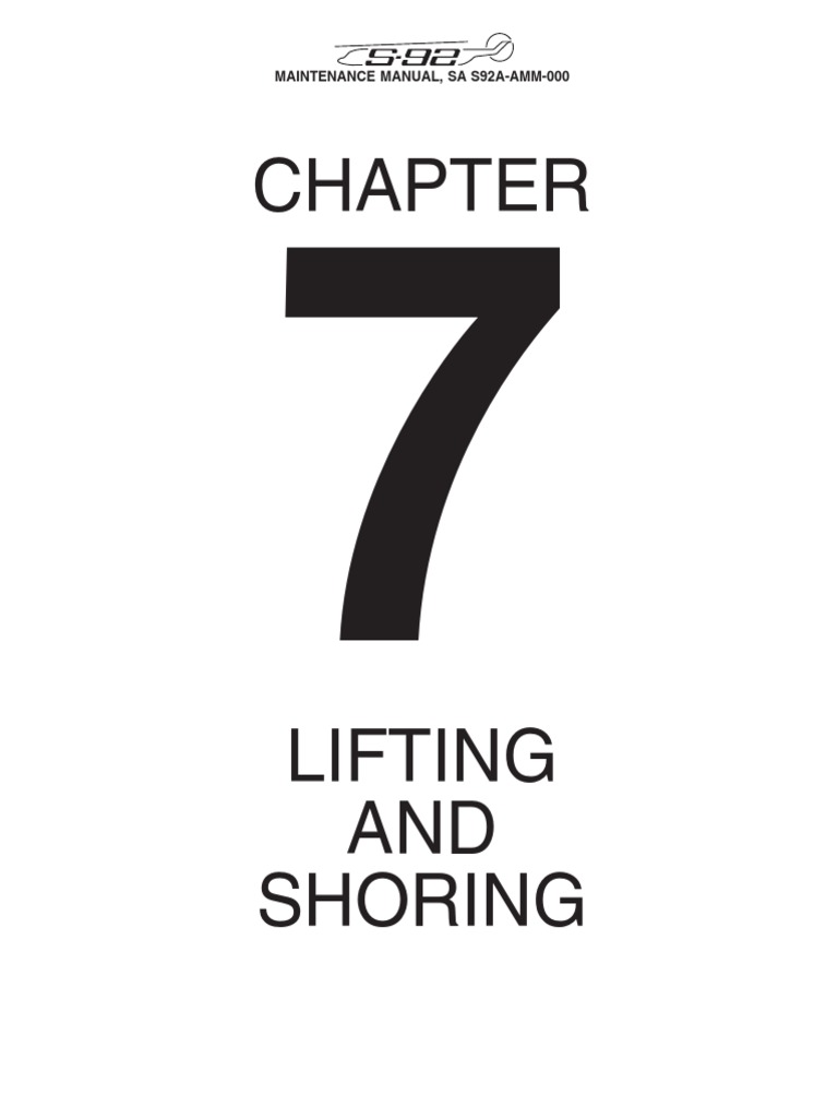 S92A_AMM_Chapter_07 | PDF | Landing Gear | Crane (Machine)