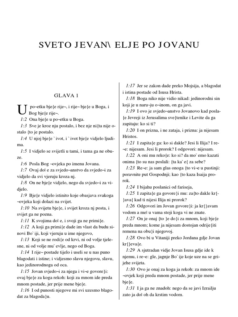 Jovan | PDF