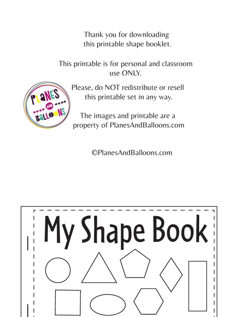 Shape Book Printable PDF | PDF | Classical Geometry | Polytopes