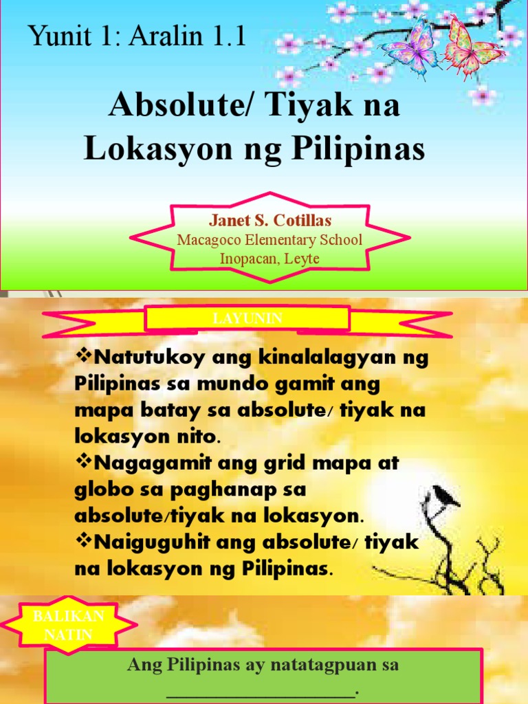 AP Yunit 1 Aralin 1.1 | PDF