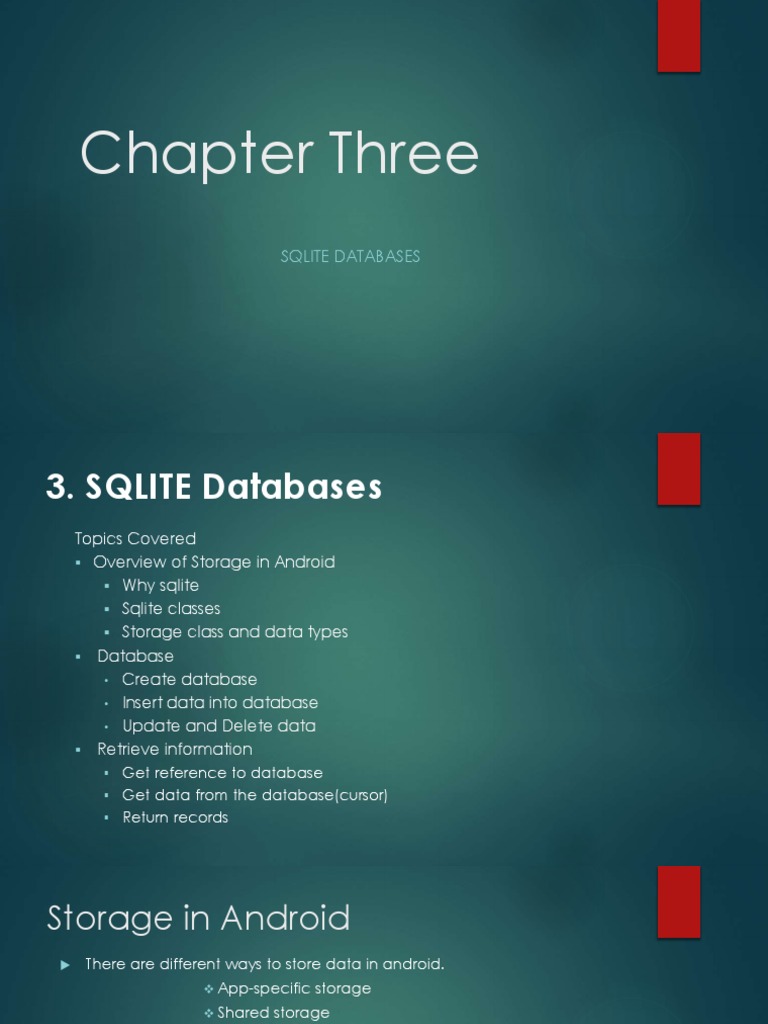 SQLite DATABASE | PDF | Databases | Method (Computer Programming)