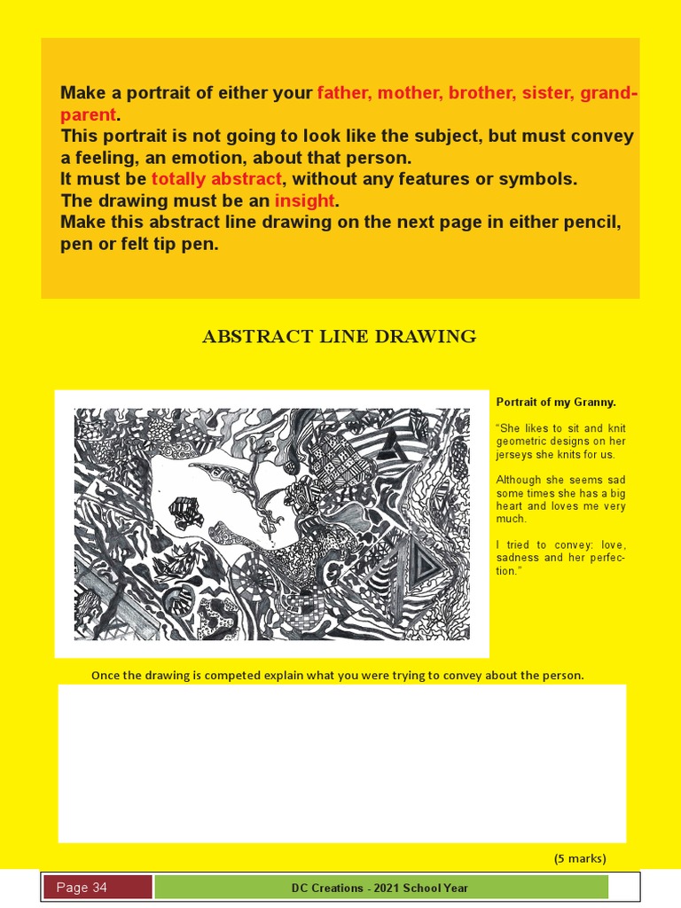 05 Abstract Line Drawing Artwork | PDF | Cognition | Cognitive Science