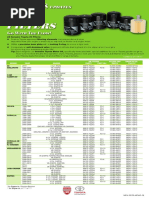 Toyota Oil Filter Reference Guide | PDF | Car Manufacturers Of Japan ...