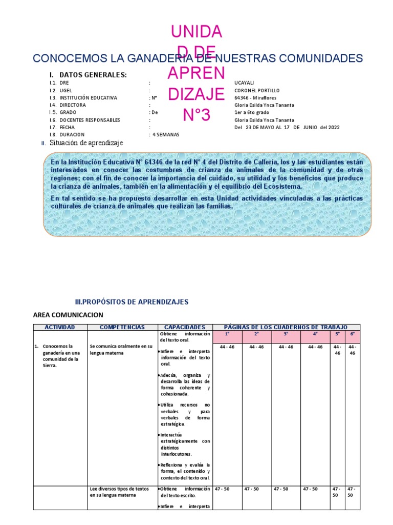 UNIDAD DE APRENDIZAJE #3 - Completo 2022 | Descargar gratis PDF | Aprendizaje | Estadísticas