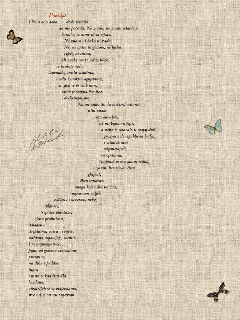 Poezijom o Poeziji | PDF