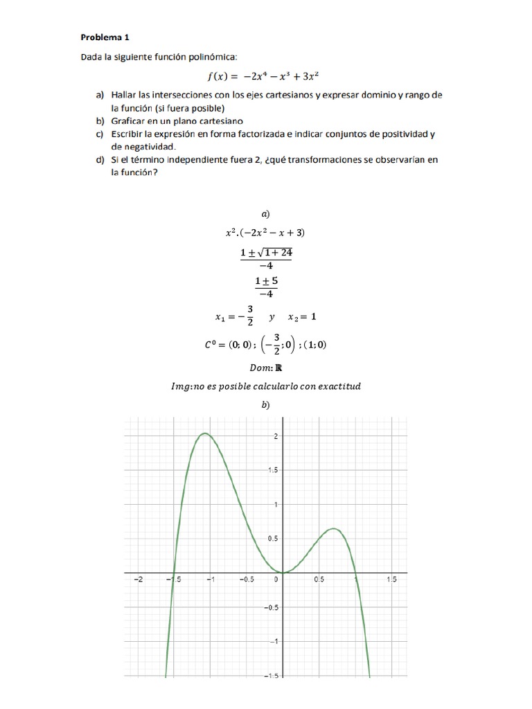 Álgebra 2° Parcial RESUELTO | PDF