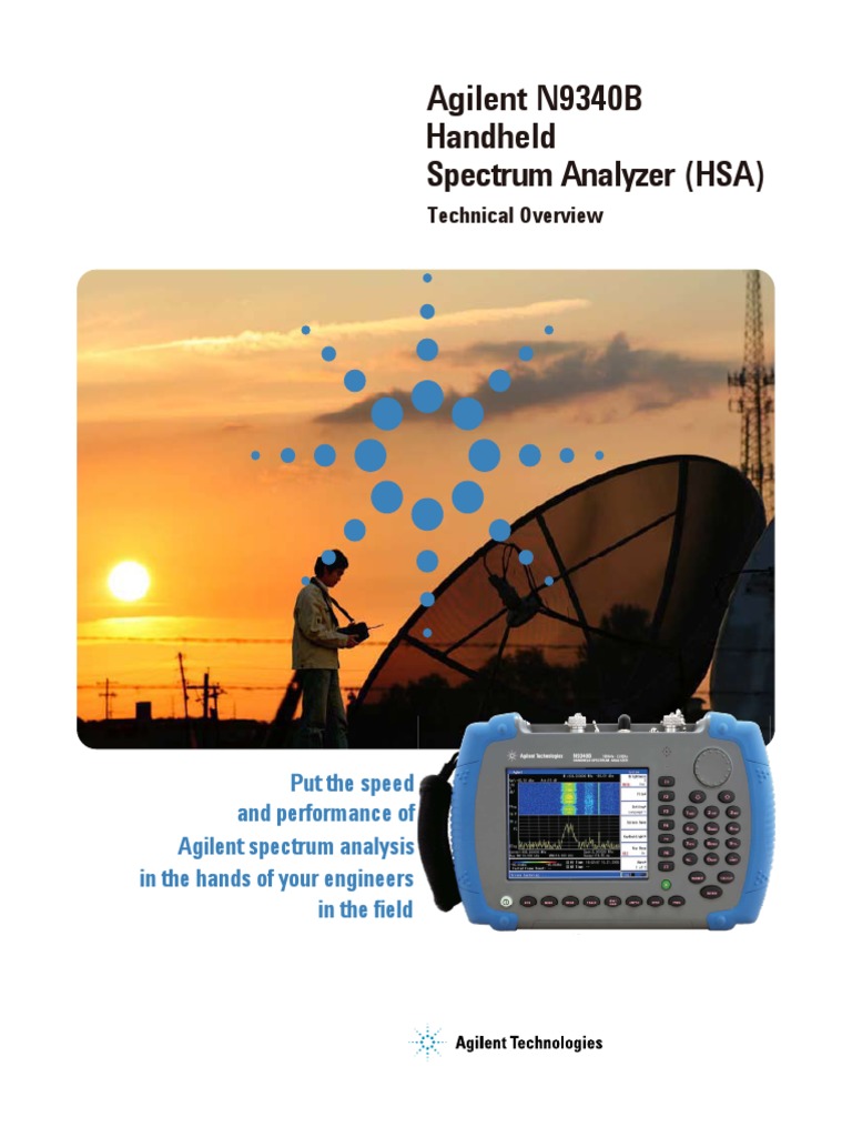 Agilent N9340B Handheld Spectrum Analyzer (HSA) | PDF | Frequency Modulation | Digital ...