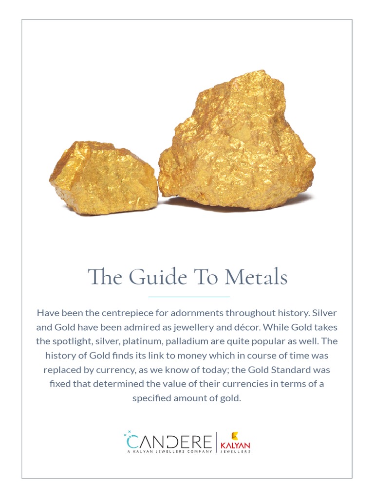 Metal Guide | PDF | Fineness | Platinum