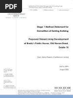 Method Statement For Demolition of Building Structures 1 | PDF | Demolition