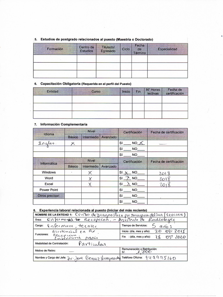 Formulario A1 | PDF