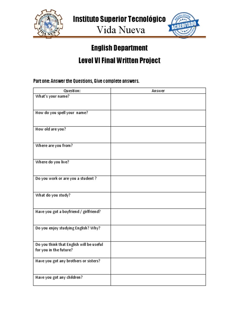 Final Project Format | PDF | Career & Growth | Self-Improvement