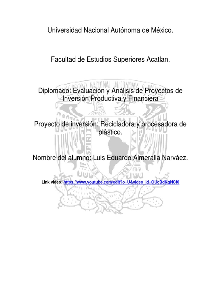 Proyecto Plasticos Resurreccion | PDF | Residuos | El plastico