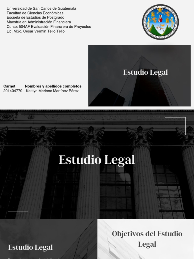 Estudio Legal | PDF | Patentar | Impuestos