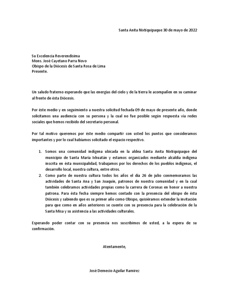 Nota Don Chepito | PDF | Religión y espiritualidad