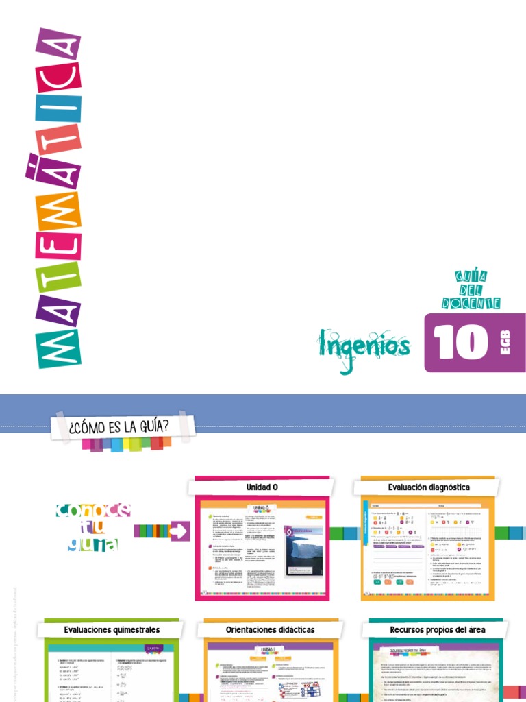10 Egb Guia Mate (Baja) | PDF | Aprendizaje | Iniciativa empresarial