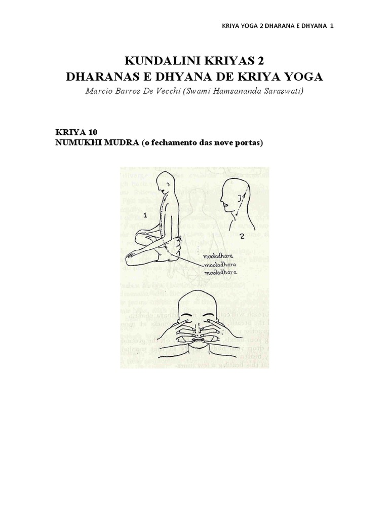 Kriya Yoga 2 Kundalini Kriyas - Dharanas | PDF | Círculo | Chacra