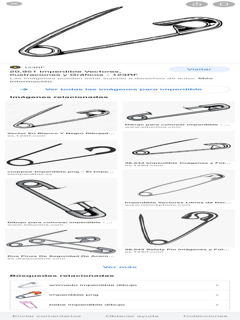 Imágenes y dibujos de imperdibles | PDF