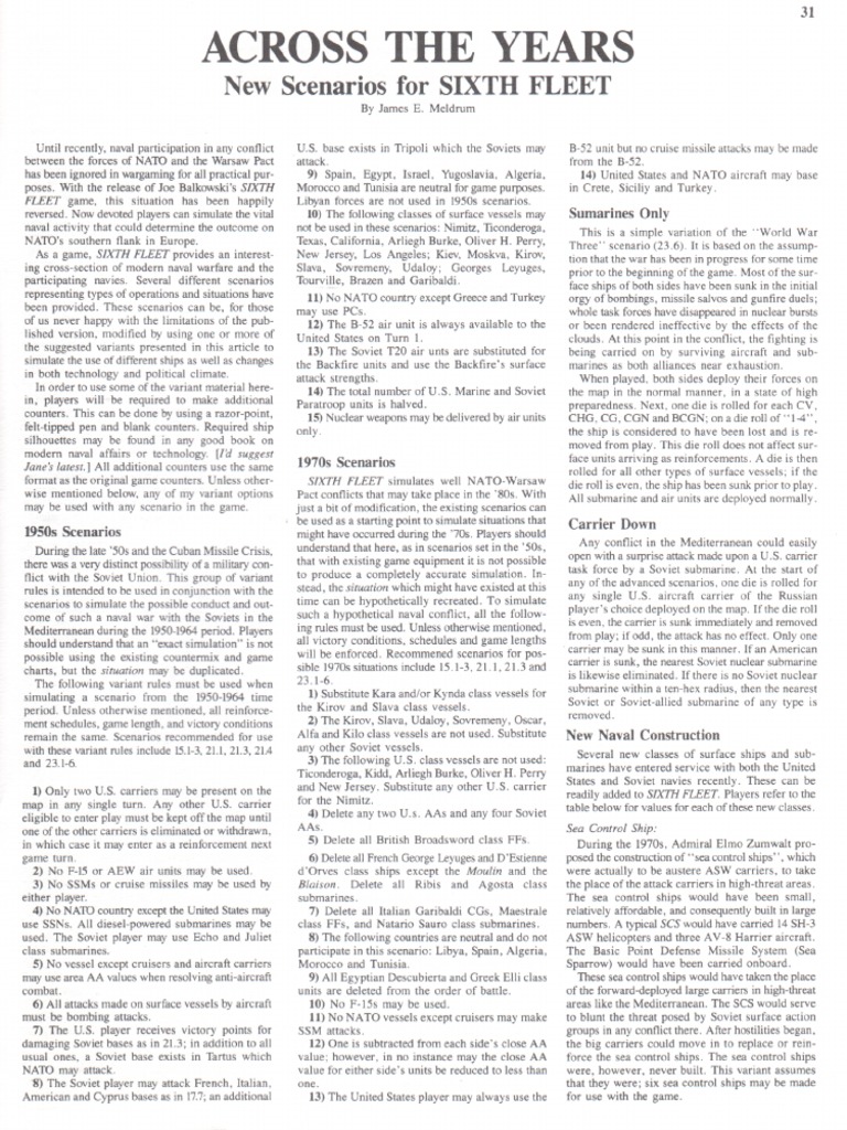Sixth Fleet Across The Years | PDF