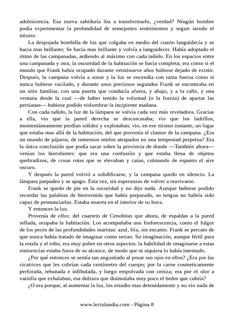 Hellraiser - Clive Barker - Part8 | PDF