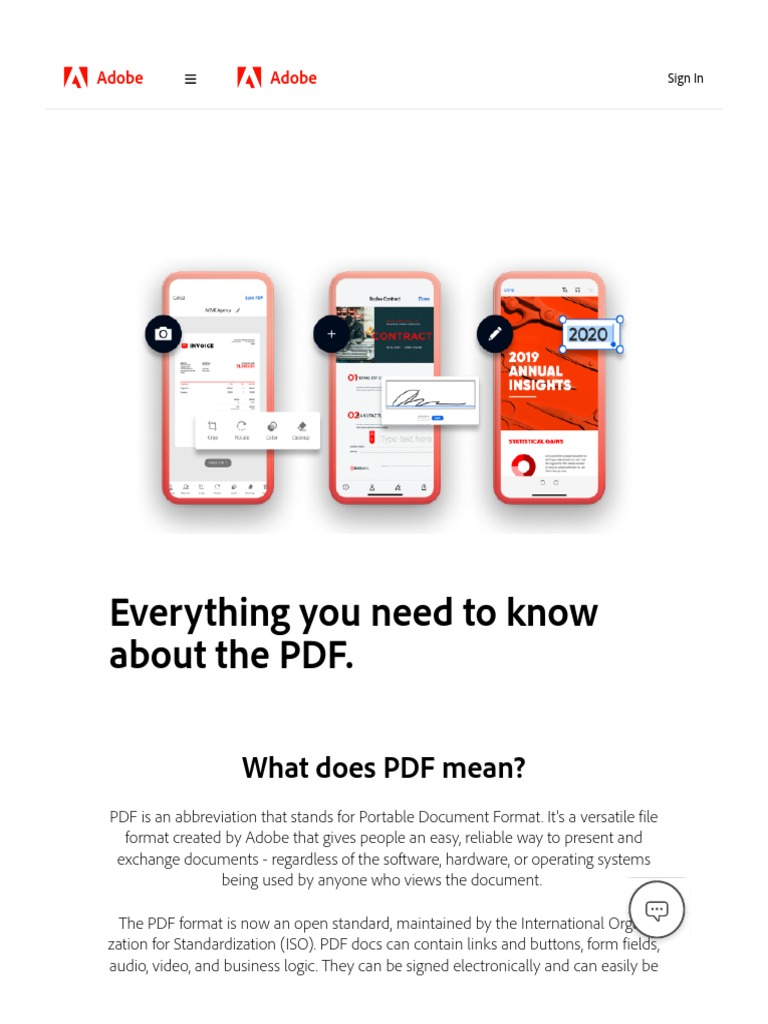 What Is A PDF? Portable Document Format - Adobe Acrobat | PDF ...
