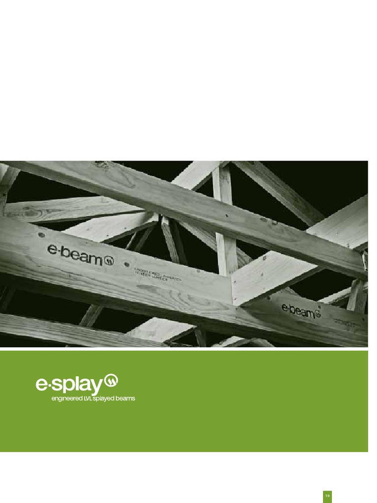 E Splay | PDF | Beam (Structure) | Lumber