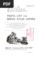 Atlas 618 Lathe Manual