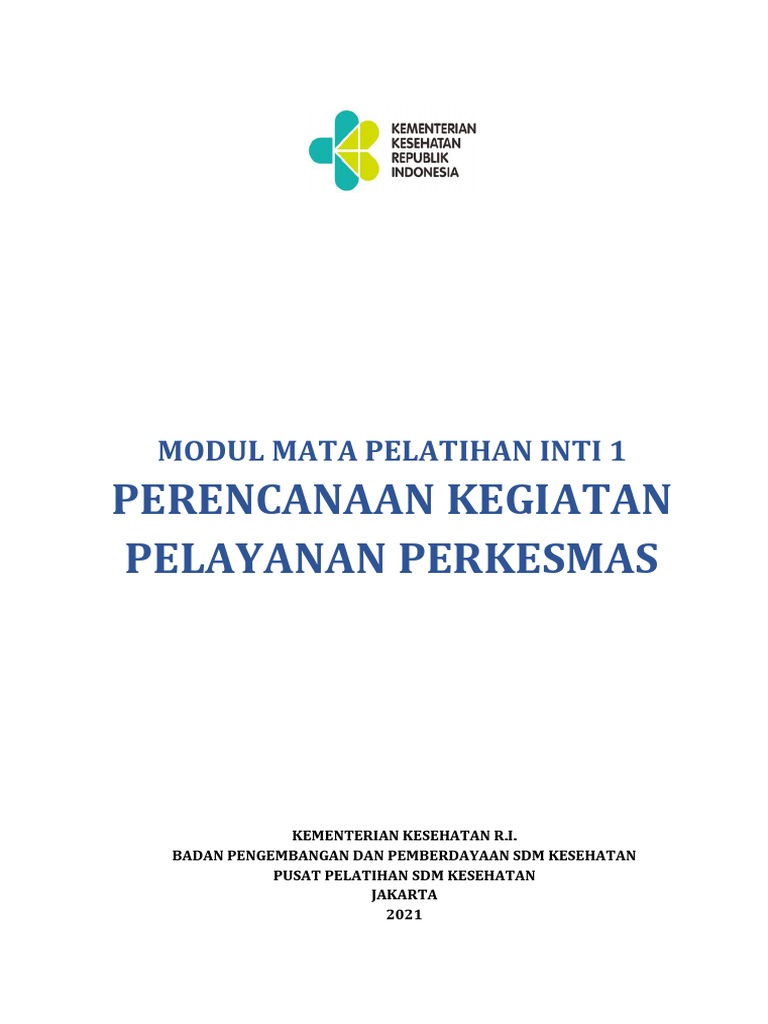 Modul MPI 1. Perencanaan Perkesmas | PDF